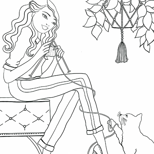 Coloring Pages - Papyrus